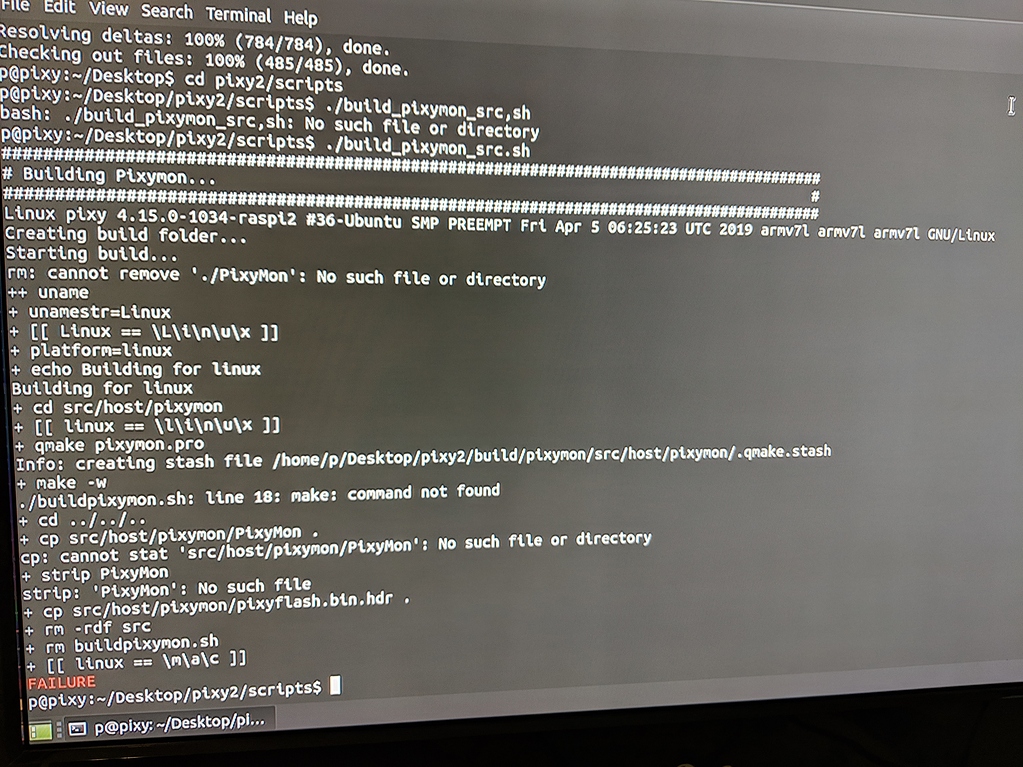 Pixymon on linux mint - Pixy Software - Pixycam
